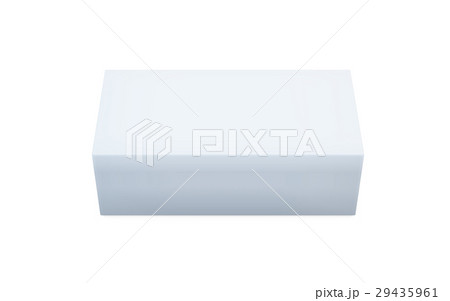 solid pure white box top viewのイラスト素材 [29435961] - PIXTA