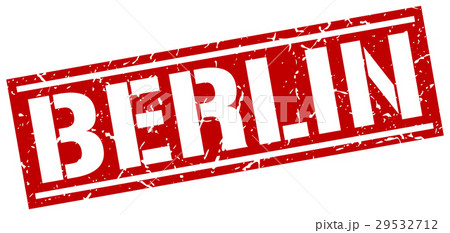 Berlin red square stampのイラスト素材 [29532712] - PIXTA
