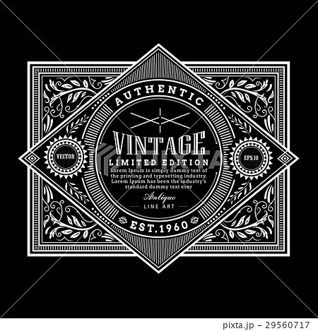 Western Frame Vector
