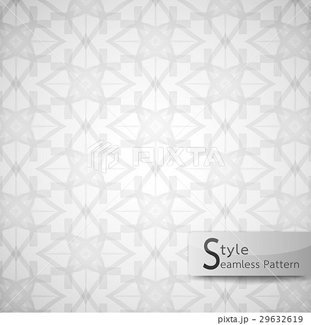 abstract seamless pattern flower lotus grid. のイラスト素材 [29632619] - PIXTA