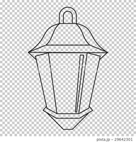 Street light icon, outline style - Stock Illustration [29642301] - PIXTA