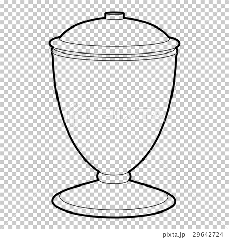 Urn icon, outline style - Stock Illustration [29642724] - PIXTA