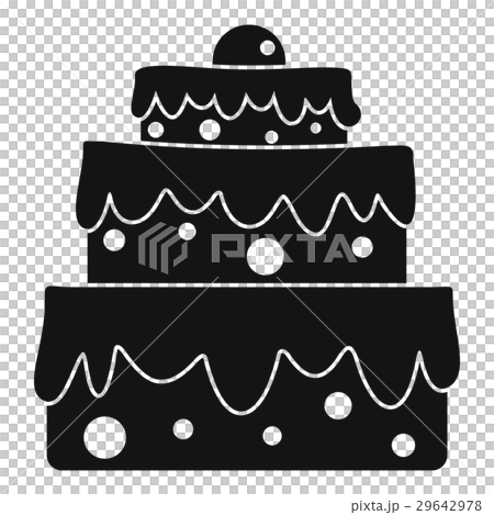 Big cake icon, simple style - Stock Illustration [29642978] - PIXTA