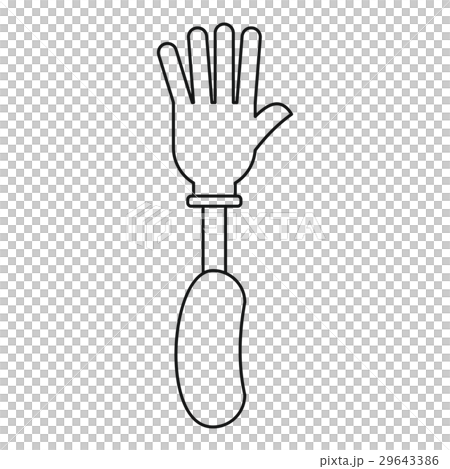 Prosthesis hand icon, outline style - Stock Illustration [29643386] - PIXTA