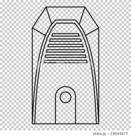 Electric heater icon, outline style - Stock Illustration [29644677] - PIXTA
