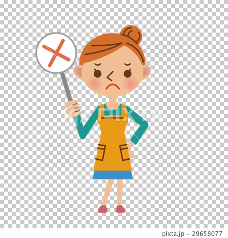 Inaccurate image of housewife - Stock Illustration [29658077] - PIXTA