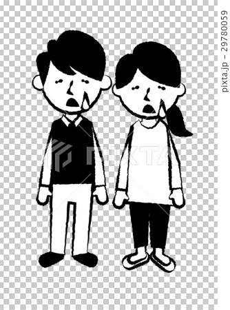 Couple crying - Stock Illustration [29780059] - PIXTA