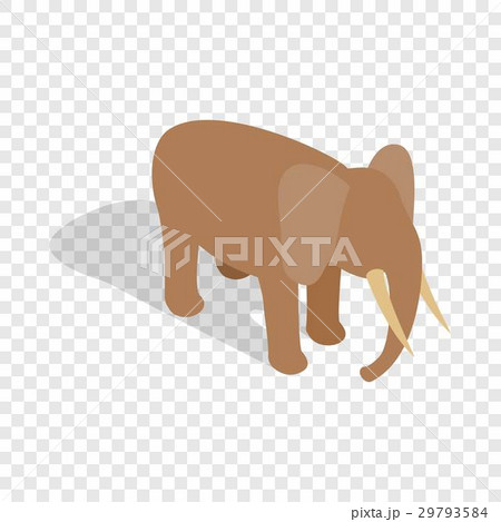 Elephant isometric iconのイラスト素材 [29793584] - PIXTA