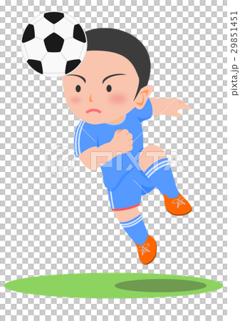 Soccer Heading - Stock Illustration [29851451] - PIXTA