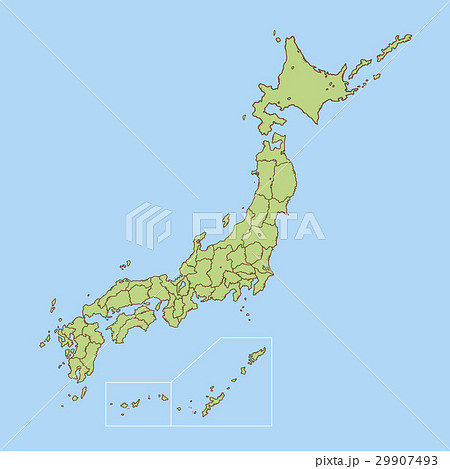 日本地図2のイラスト素材 [29907493] - PIXTA