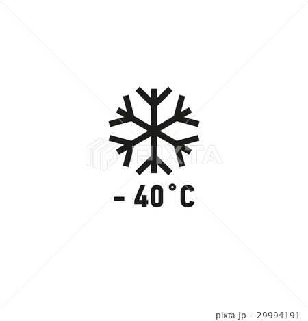 Safe for use on freezer symbol on white backgroundのイラスト素材 [29994191 ...