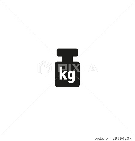 Package weight symbol on white backgroundのイラスト素材 [29994207] - PIXTA