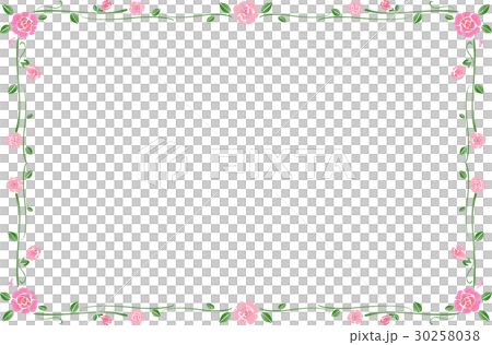 Rose frame - Stock Illustration [30258038] - PIXTA