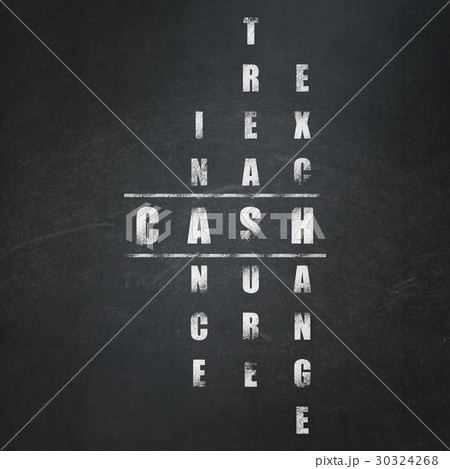 Banking concept: Cash in Crossword Puzzleのイラスト素材 [30324268] - PIXTA