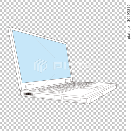 Personal computer illustration, laptop computer - Stock Illustration ...