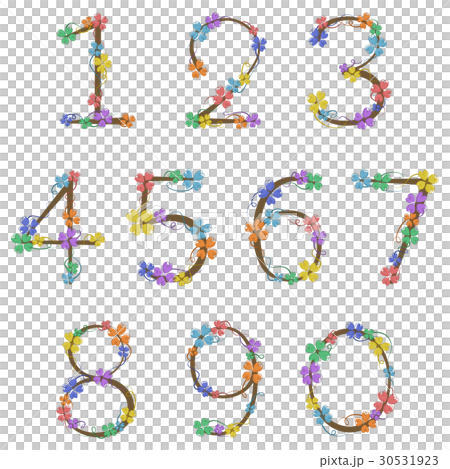 Clover number - Stock Illustration [30531923] - PIXTA