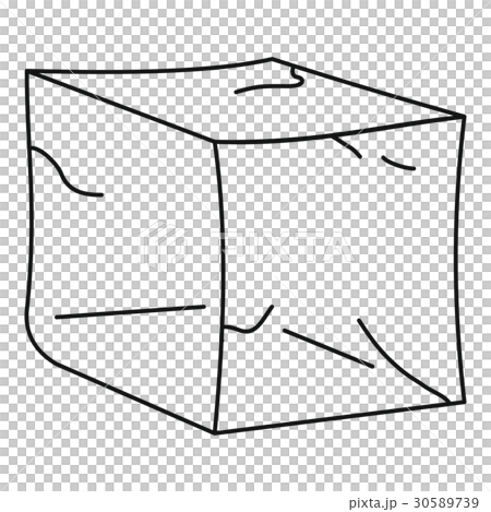 Ice icon, outline style - Stock Illustration [30589739] - PIXTA