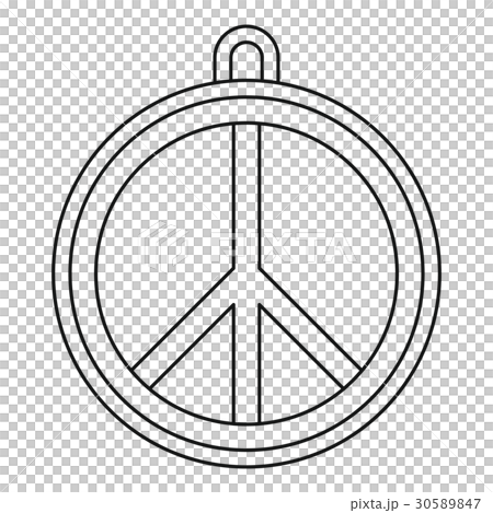 Rock sign icon, outline style - Stock Illustration [30589847] - PIXTA