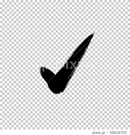 Check mark brush illustrations - Stock Illustration [30638705] - PIXTA