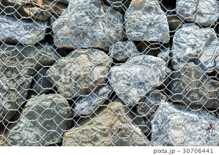 Stone walls have collapsed net .の写真素材 [30706441] - PIXTA