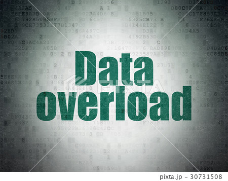Information concept: Data Overload on Digital Dataのイラスト素材 [30731508 ...