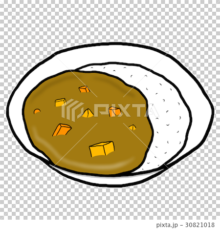 Curry and rice - Stock Illustration [30821018] - PIXTA