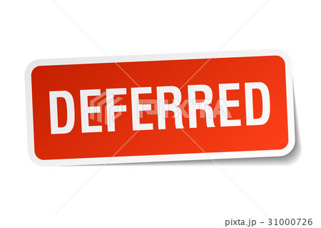 deferred square sticker on whiteのイラスト素材 [31000726] - PIXTA