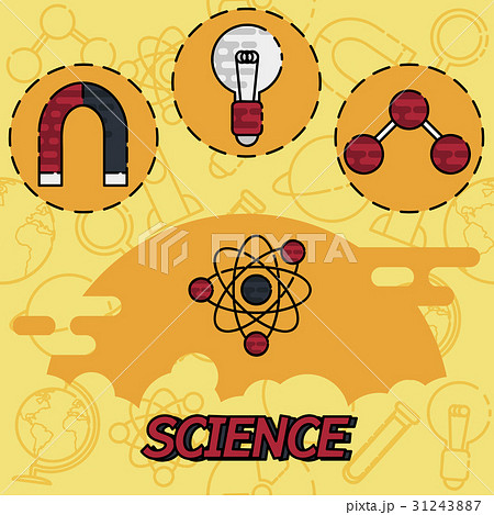 Science flat concept iconsのイラスト素材 [31243887] - PIXTA
