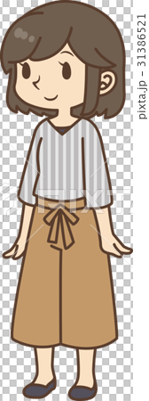 女性01のイラスト素材 [31386521] - PIXTA