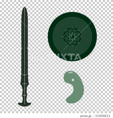 Three sacred treasures - Stock Illustration [31404612] - PIXTA