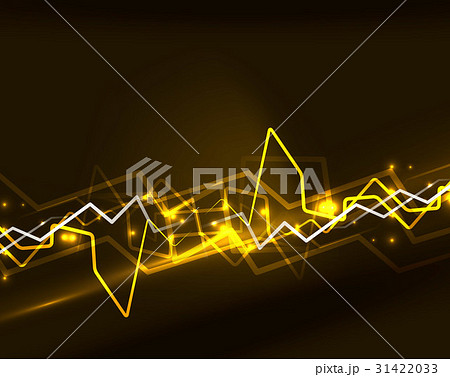 Neon lightning vector backgroundのイラスト素材 [31422033] - PIXTA
