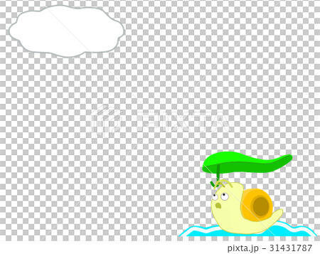 Snail and cloud 1 - Stock Illustration [31431787] - PIXTA