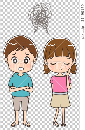 Child illustration trouble - Stock Illustration [31490179] - PIXTA