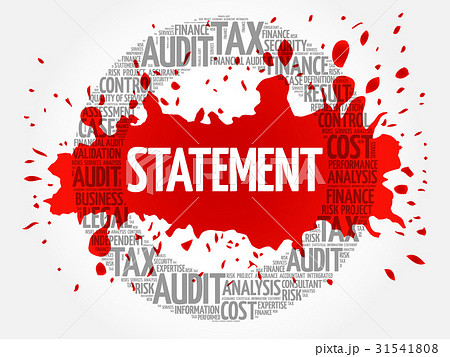 STATEMENT word cloudのイラスト素材 [31541808] - PIXTA