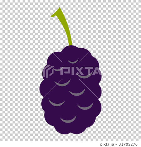 Fresh mulberry icon isolated - Stock Illustration [31705276] - PIXTA