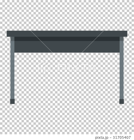 Black desk icon isolated - Stock Illustration [31705407] - PIXTA