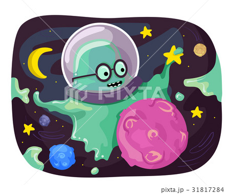 Mascot Slime Monster Spaceのイラスト素材 [31817284] - PIXTA