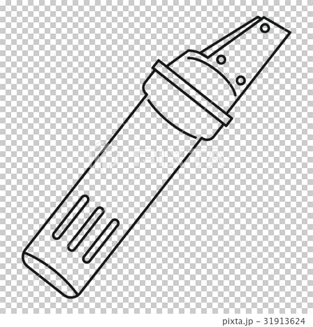 Glass cutter icon, outline style - Stock Illustration [31913624] - PIXTA