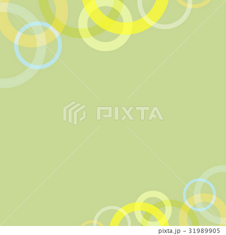 Abstract Circle loop on green soft background.のイラスト素材 [31989905] - PIXTA