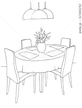 Drawing Of A Round Table Moroccan Mosaic Table Round For Outdoor And