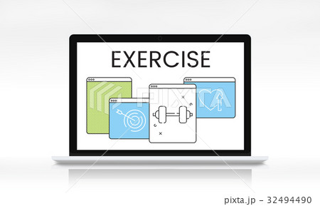 Exercise Workout Windows Web Iconのイラスト素材 [32494490] - PIXTA