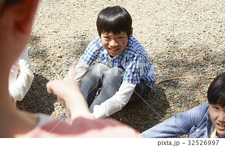 林間学校 集会の写真素材 [32526997] - PIXTA