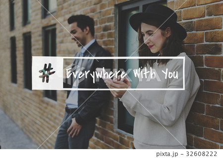 Couple Love Spend Time Together Smitten Word...の写真素材 [32608222] - PIXTA