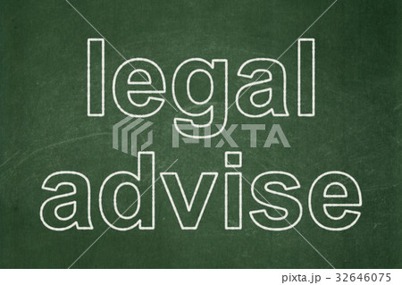 Law concept: Legal Advise on chalkboard backgroundのイラスト素材 [32646075] - PIXTA