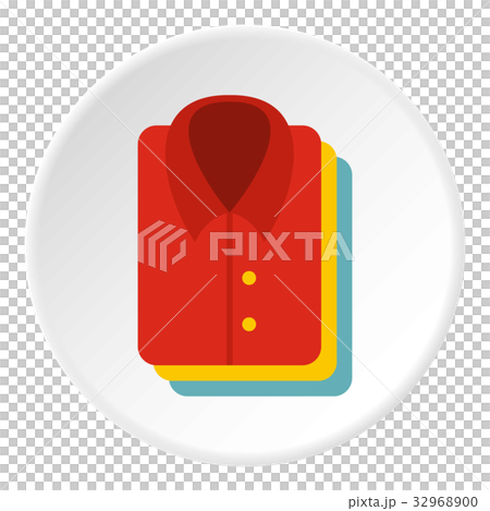 Stack of clothing icon circle - Stock Illustration [32968900] - PIXTA