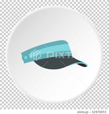 Sun cap icon circle - Stock Illustration [32970853] - PIXTA