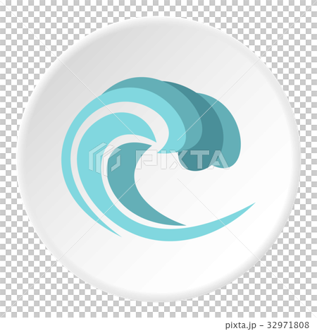 Round wave icon circle - Stock Illustration [32971808] - PIXTA