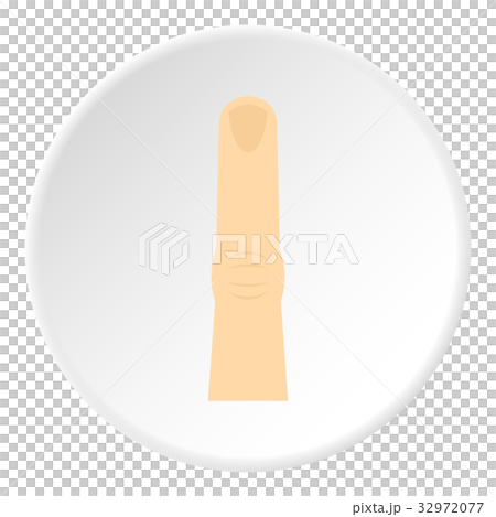 Human finger icon circle - Stock Illustration [32972077] - PIXTA