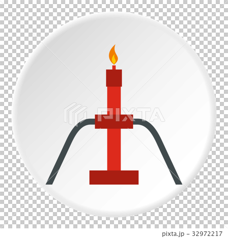 Burning oil gas flare icon circle - Stock Illustration [32972217] - PIXTA