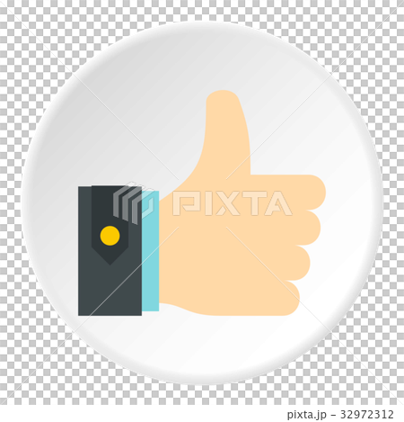 Thumbs up icon circle - Stock Illustration [32972312] - PIXTA